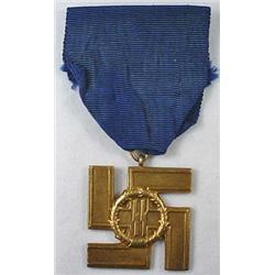 Ww2 German Nazi Ss 25 Year Long Service Award W/ R