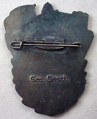 Ww2 German Nazi Ss Wewelsburg Enameled Badge - Mak