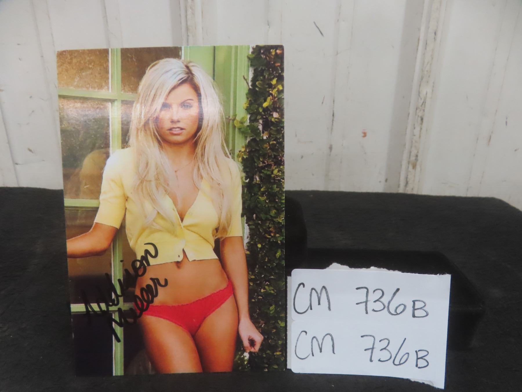 Signed Addison Miller 4" × 6" Photo - McSherry Auction Service Ltd.