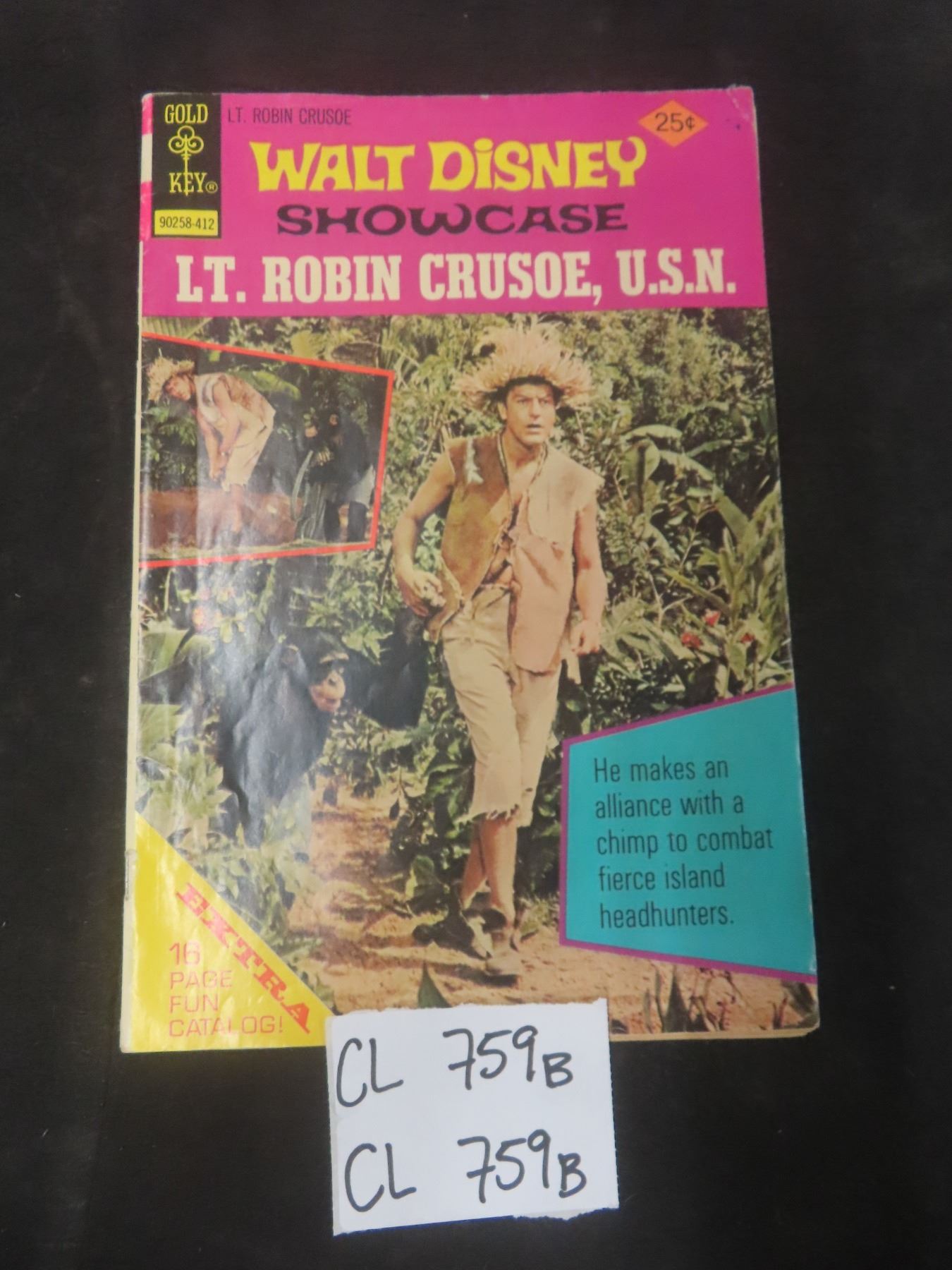 Walt Disney Gold Key – Lt. Robin Crusoe U.S.N. #46, 1974, Era Comic