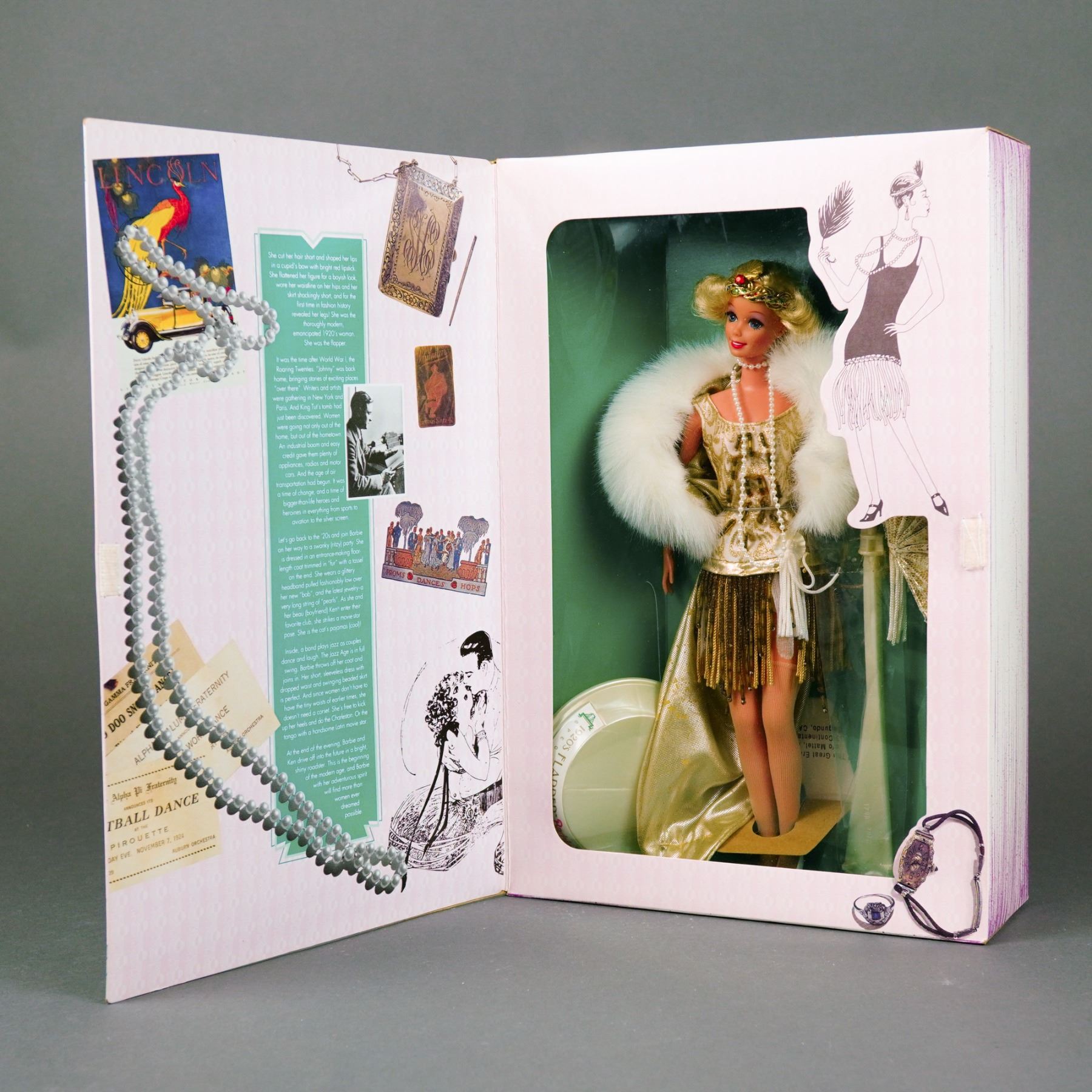 Mattel 1920's Flapper Barbie The Great Eras Collection Volume Two, 12 ...