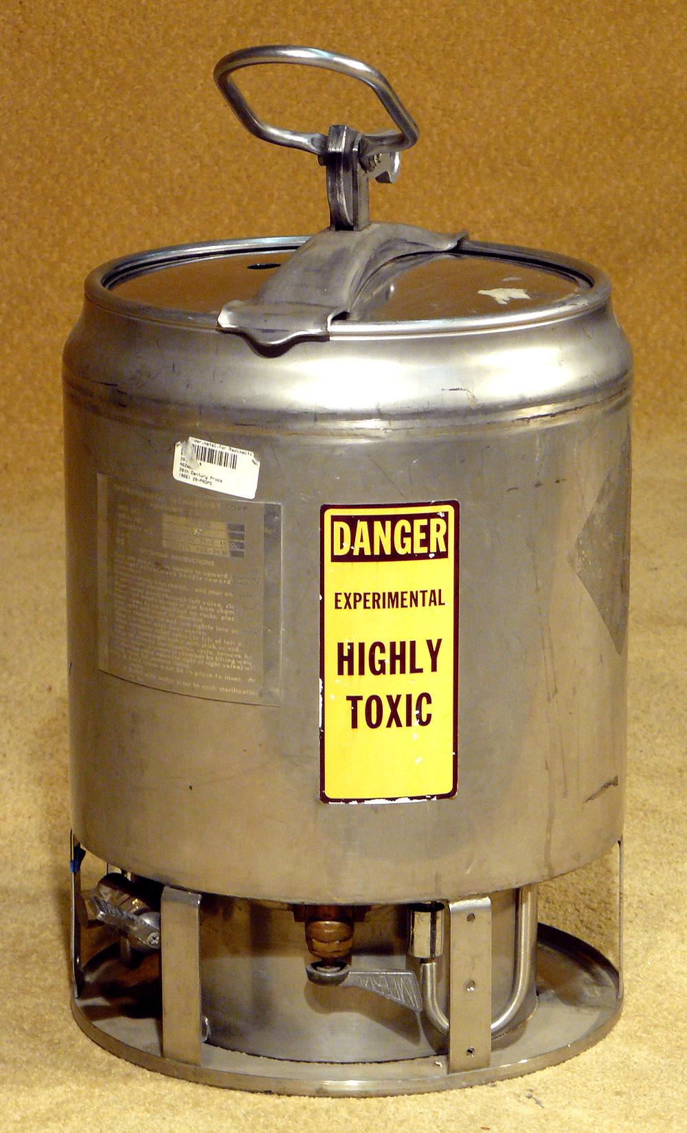Government Experimnet Toxic Metal Canister