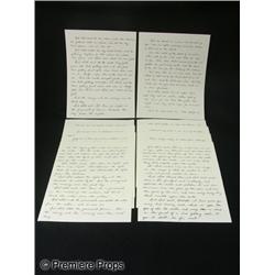 The Book of Eli Handwritten Bible Pages Movie Props