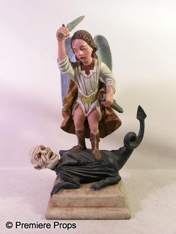 Exorcist: The Beginning Angel and Demon Statue Movie Props