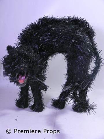 Halloween II Plastic Black Cat Movie Props