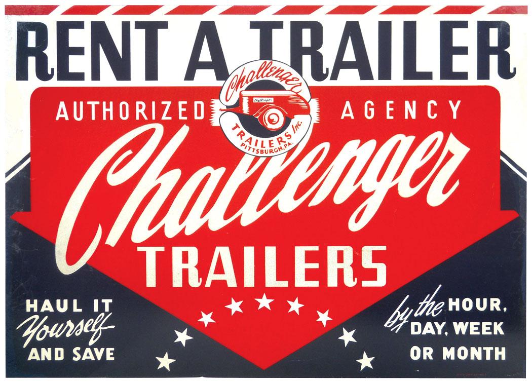 Challenger Trailers Authorized Agency metal sign by Scioto Sign Co ...