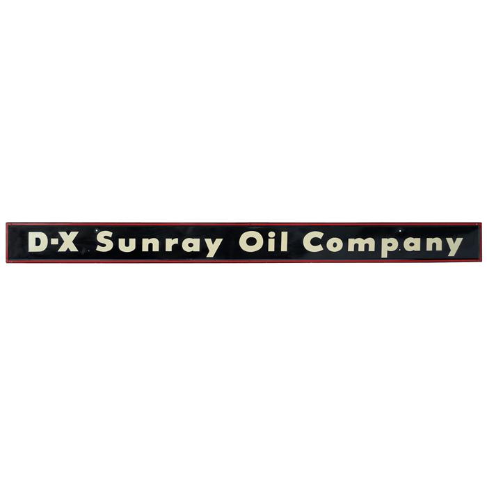 Petroliana, D-X Sunray Oil Company porcelain sign, nice large sign in ...
