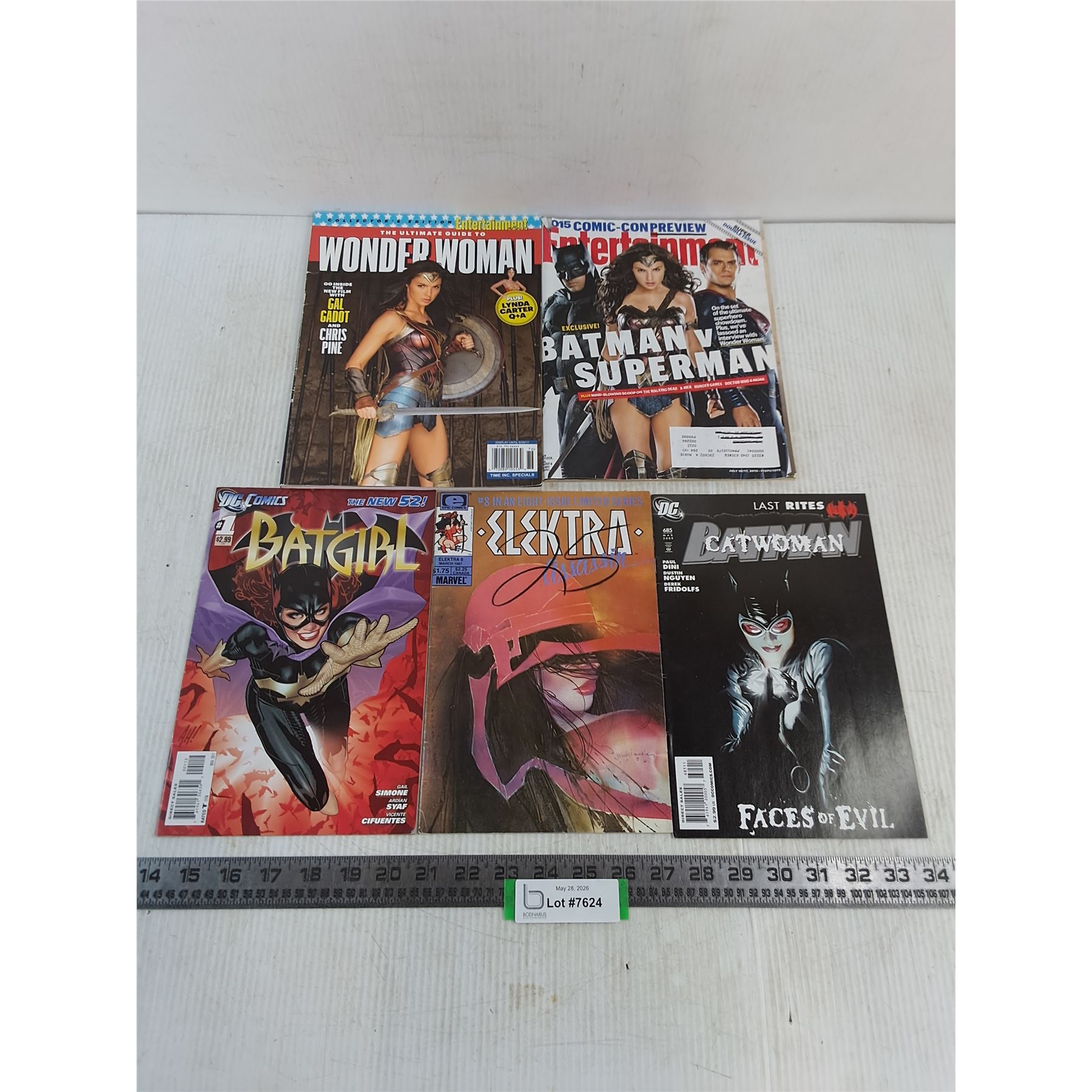 (5) Super Hero Comic Books & Entertainment Magazines - Bodnarus ...