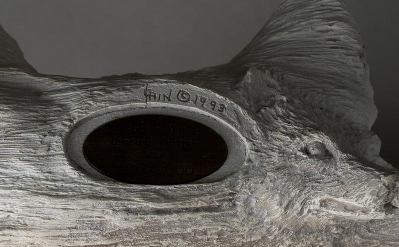 Arctic Son White Wolf Rick Cain Sculpture