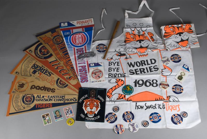 Large Collection of Detroit Tiger Memorabilia