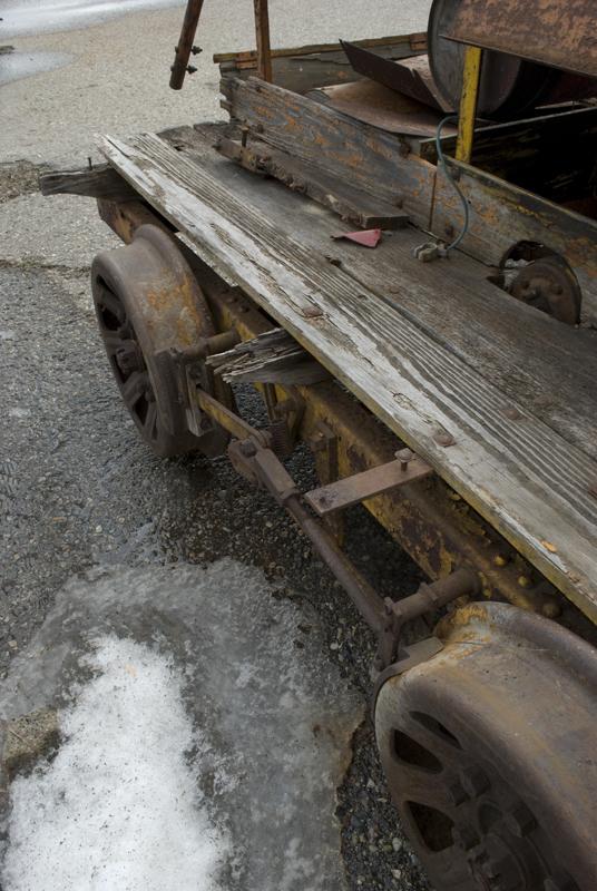 Antique Motorized 2 Person Railroad Cart