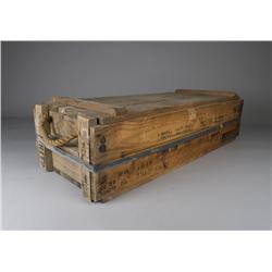 Cannon Ammunition Wood Storage Box
