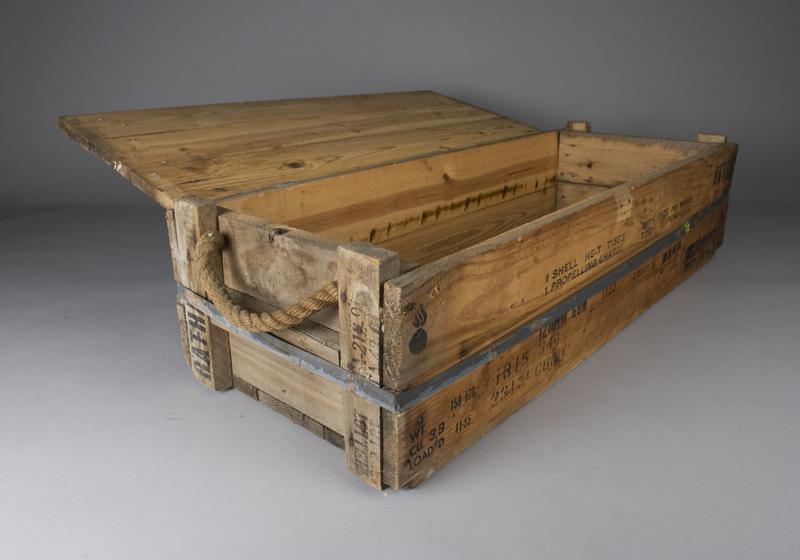 Cannon Ammunition Wood Storage Box
