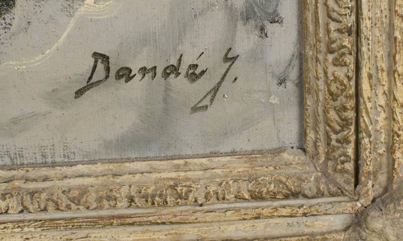 Spectacular Dand`e Y(Joseph Dande) Oil Painting On Board