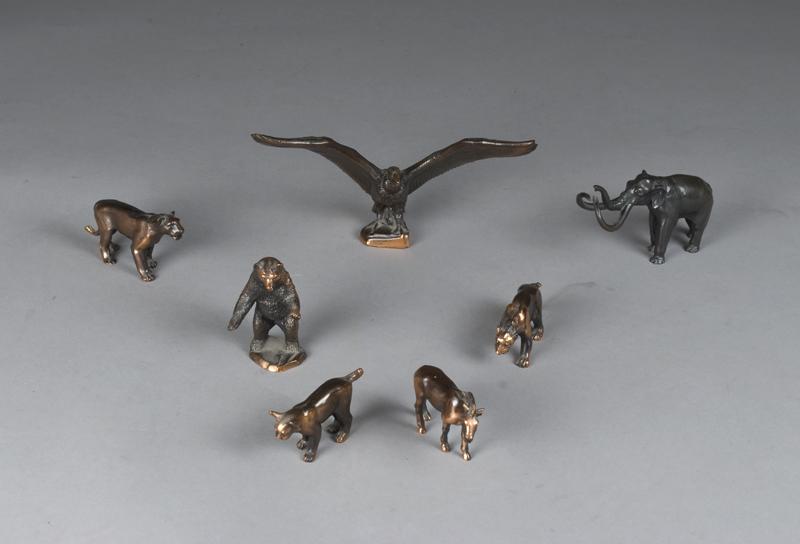 (7) W.M. Otto Bronze Animalier Figurines
