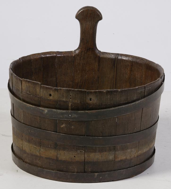 Early And Large 19th Century English Oak Piggin