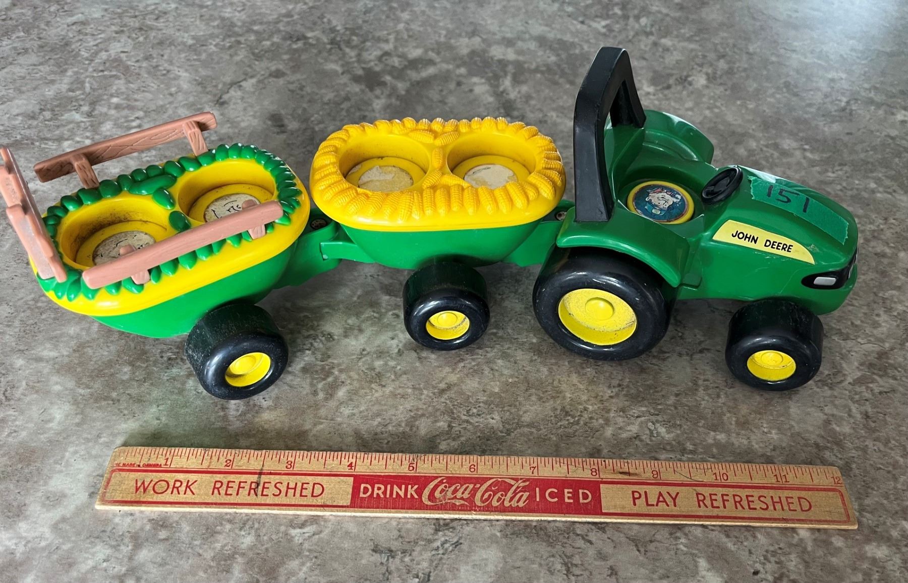 John Deere ‘Johnny Tractor Animal Sounds Hayride’ by Tomy. Missing ...