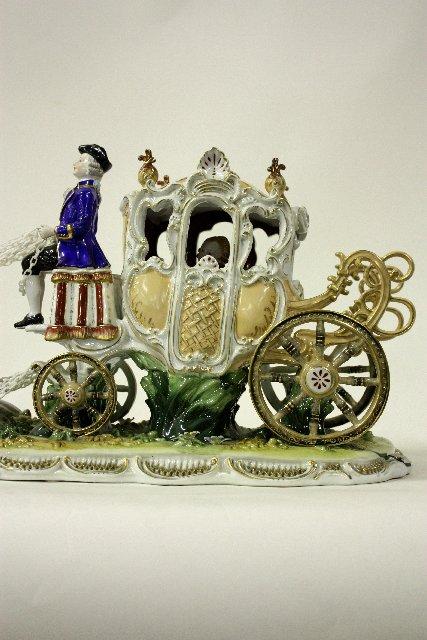 Meissen Porcelain Grouping Stage Coach