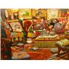 Oil painting "Very Busy Victorian Room"