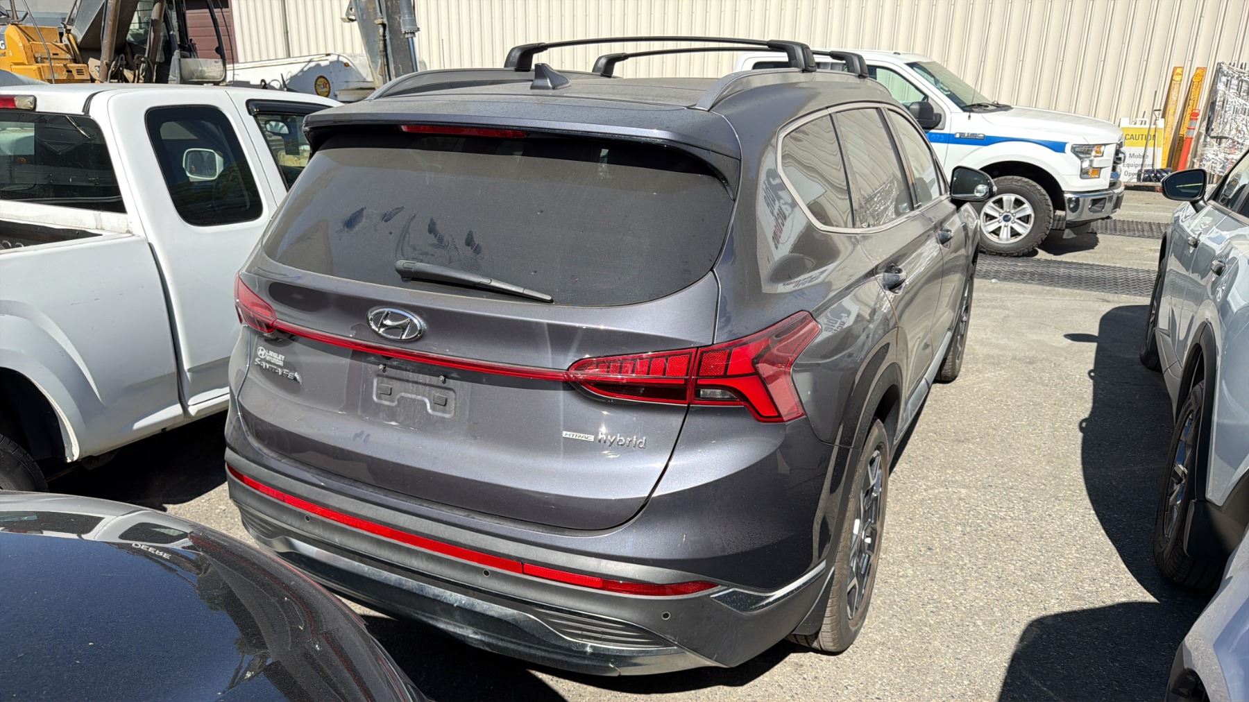 2022 HYUNDAI SANTA FE HTRAC HYBRID, 4DR SUV, GREY, VIN ...