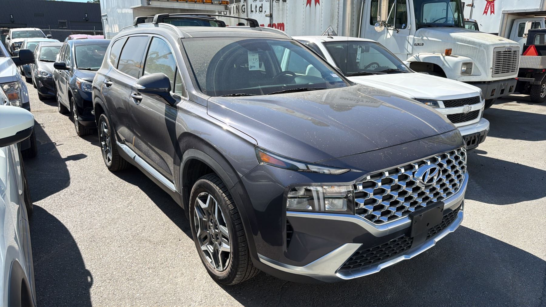 2022 HYUNDAI SANTA FE HTRAC HYBRID, 4DR SUV, GREY, VIN ...