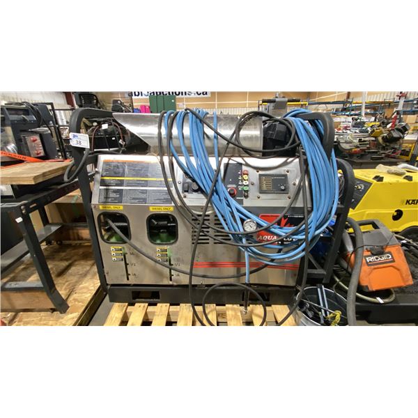 AQUA-FLOW INDUSTRIAL DIESEL POWERED HOT WATER PRESSURE WASHER UNIT WITH ...