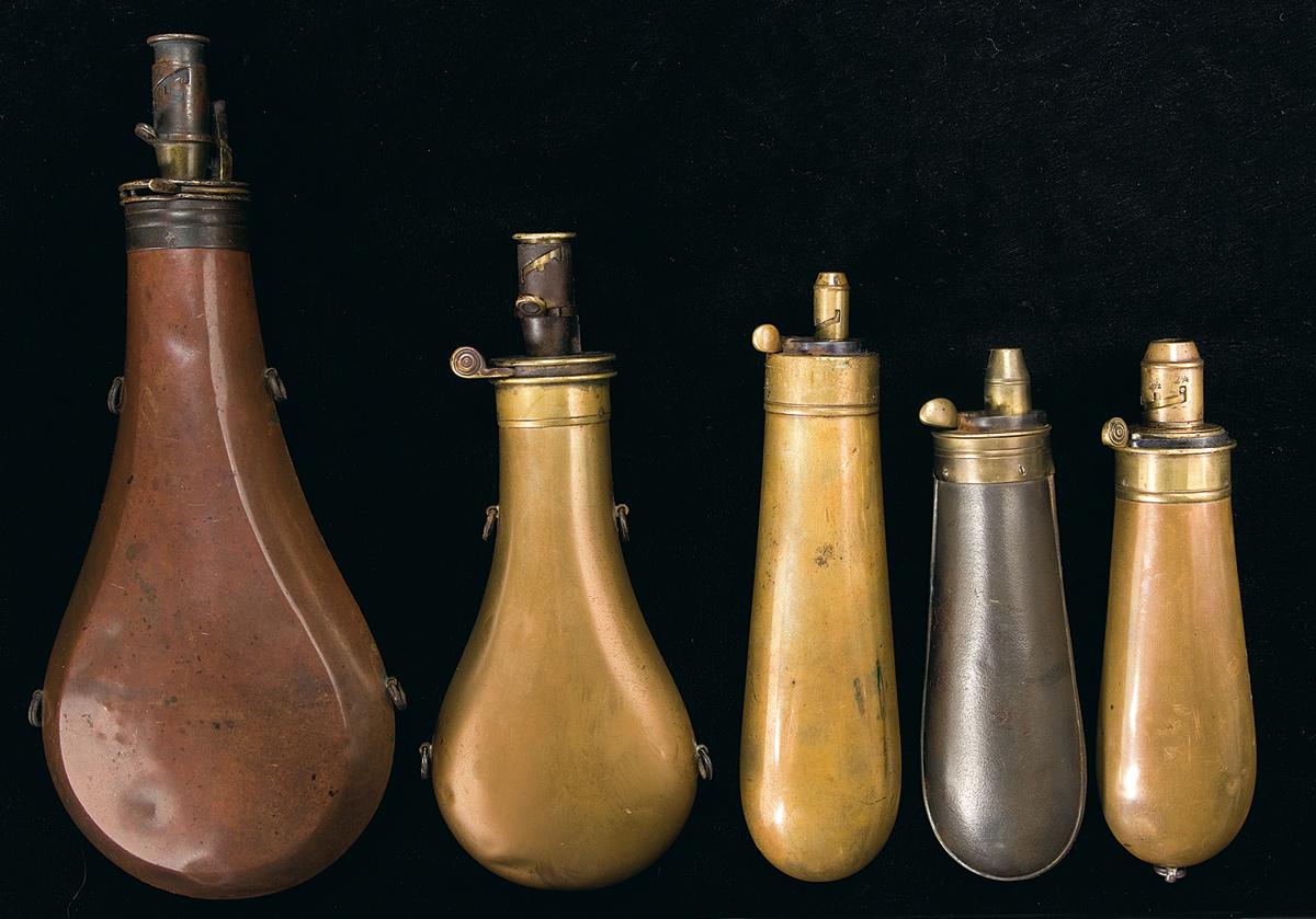 Five Powder Flasks