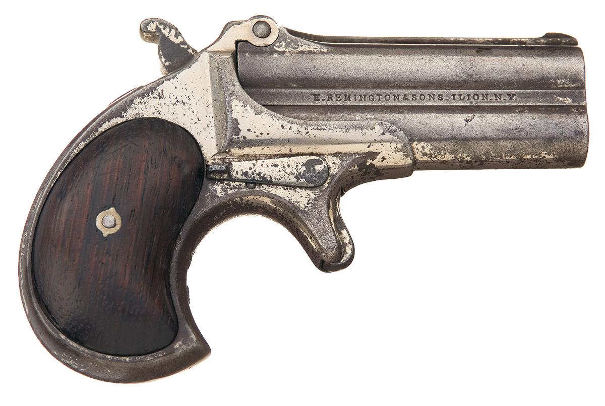Scarce Early Production Remington Over Under Double Barrel Derringer