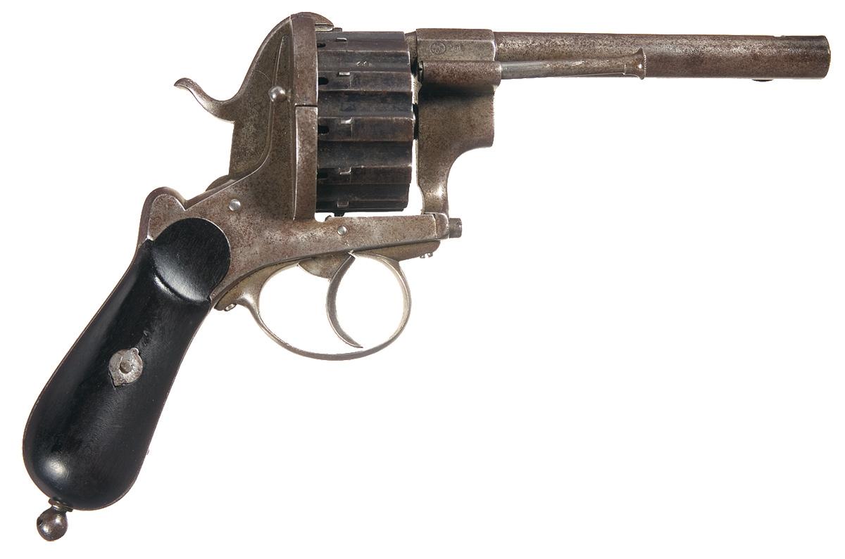 Unidentified European 12 Shot Pinfire Revolver