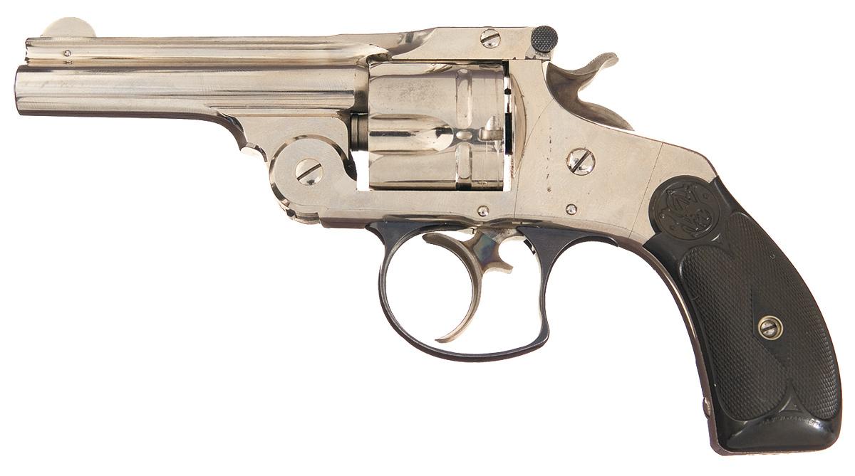 Excellent Smith & Wesson First Model .38 Double Action Revolver with ...