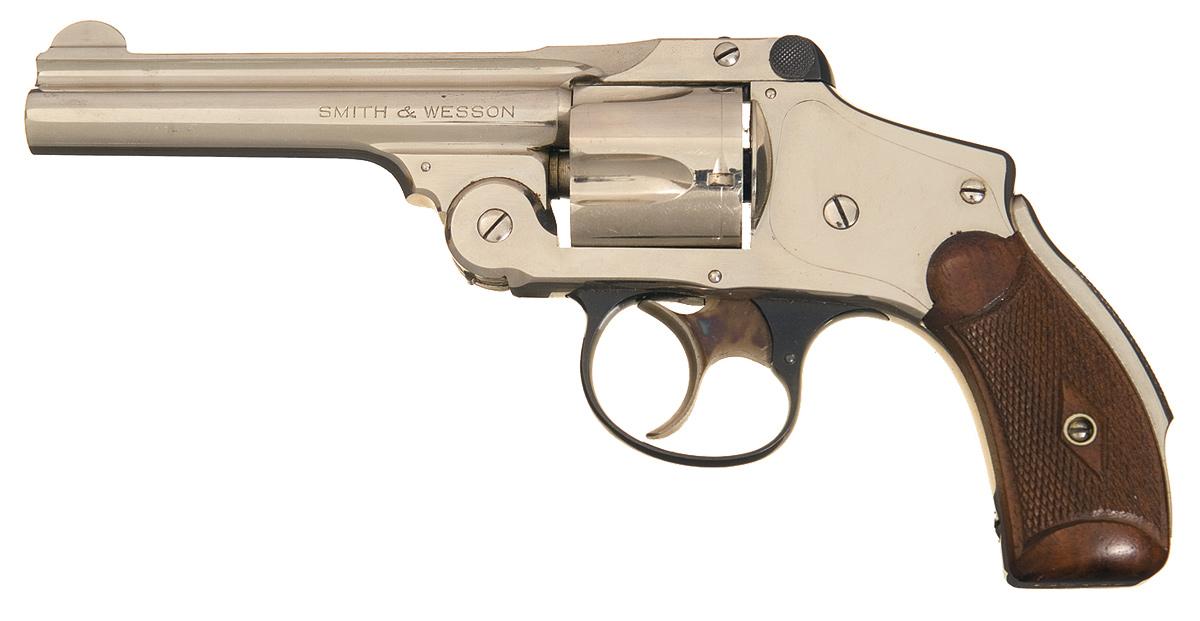 Excellent Smith & Wesson 38 Safety Hammerless 5th Model Revolver