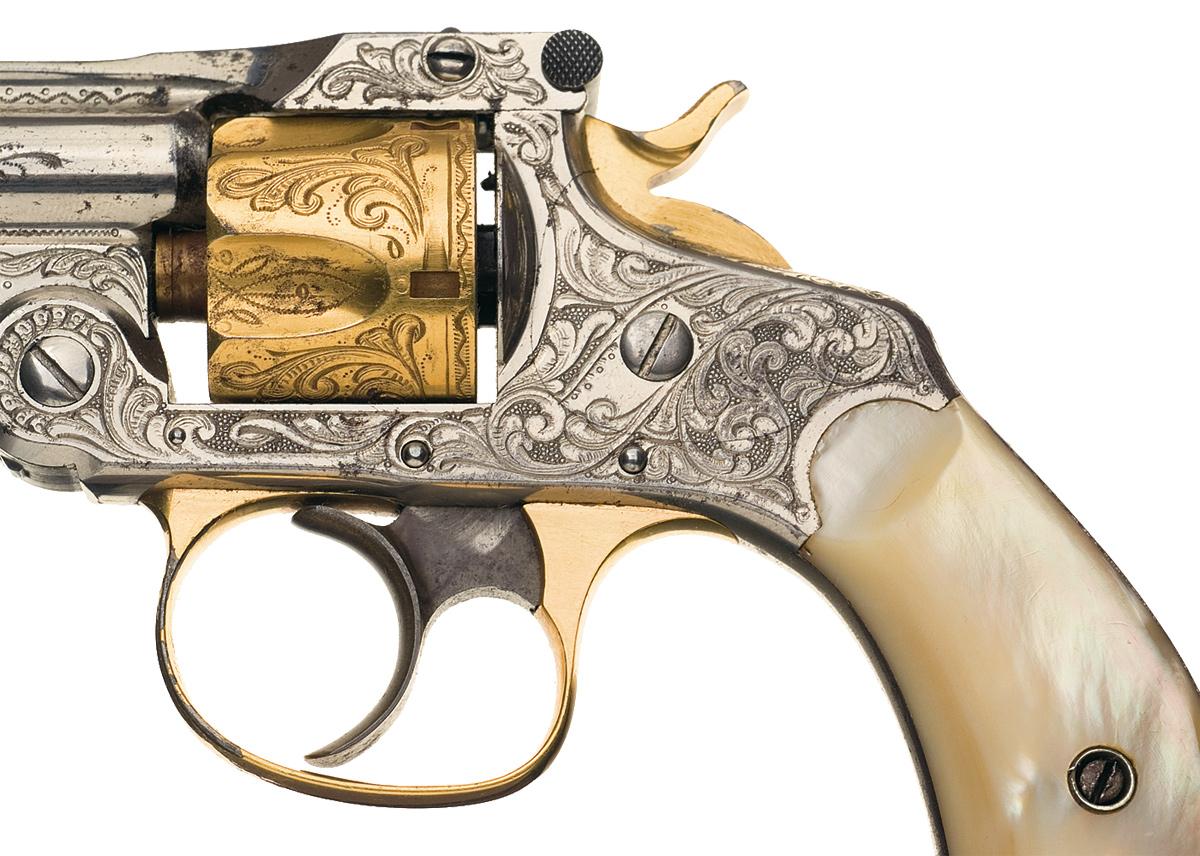 New York Engraved Smith & Wesson 4th Model 32 Double Action Revolver ...