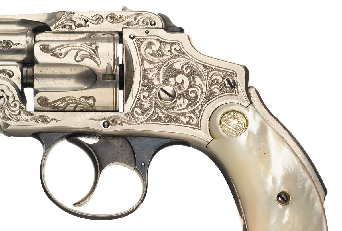 Pair of Cased New York Engraved Smith & Wesson 3rd Model 38 Safety ...