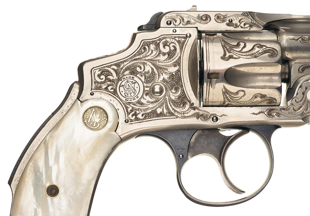 Pair of Cased New York Engraved Smith & Wesson 3rd Model 38 Safety ...