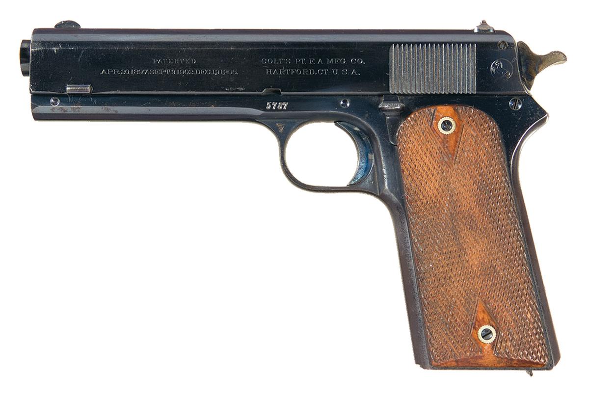 Excellent Colt Model 1905 Semi-Automatic Pistol