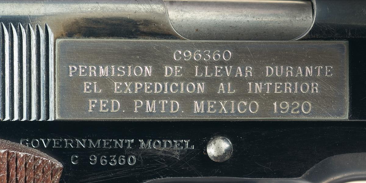 WWI Era Colt Government Model .45 Semi-Automatic Pistol with Unique ...