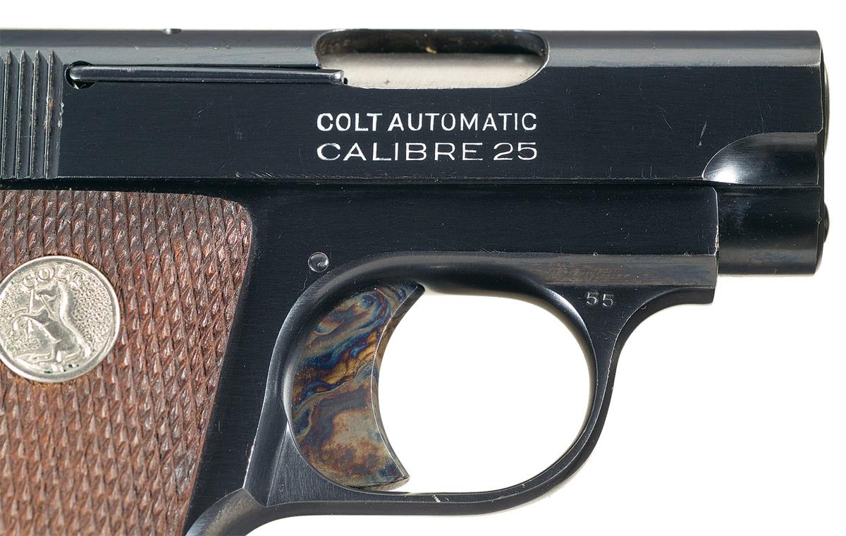 Excellent Colt Model 1908 Vest Pocket Hammerless Semi-Automatic Pistol