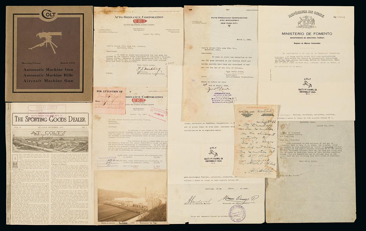 Group of Historical Colt Documents