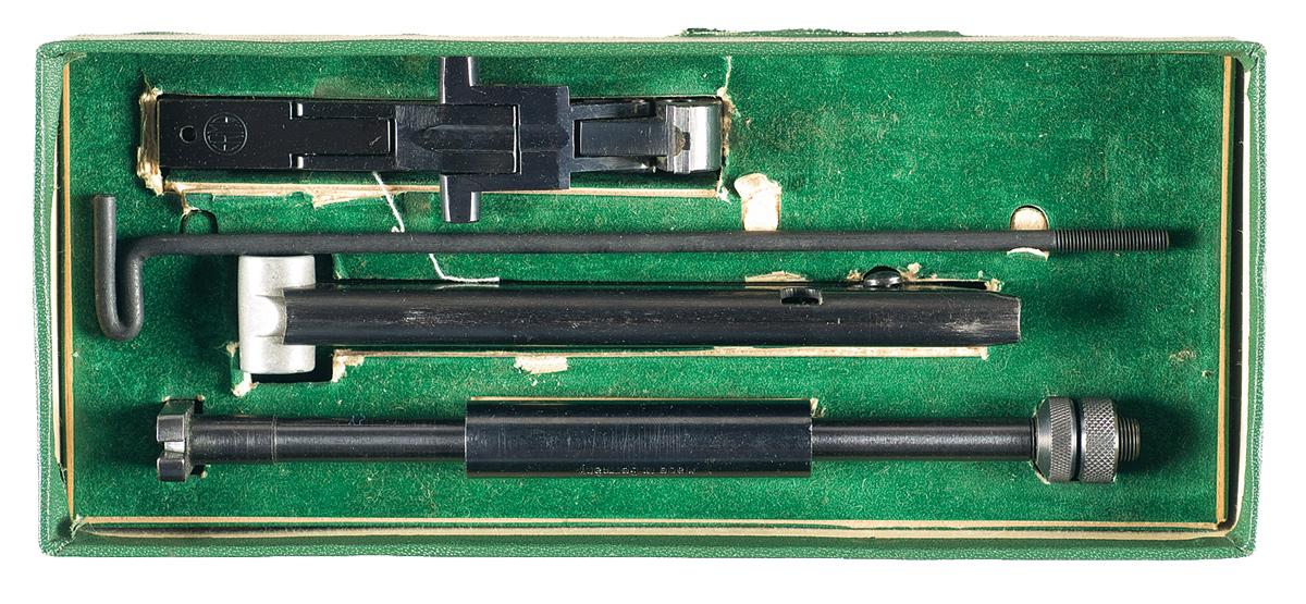 WWII Mauser "42" Code 1940 Dated Luger Pistol with Post-War Boxed Erma ...