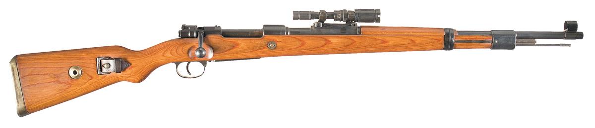 Wwii Mauser Ar 43 Code K98 Bolt Action Rifle With Zf 41 Sniper Scope
