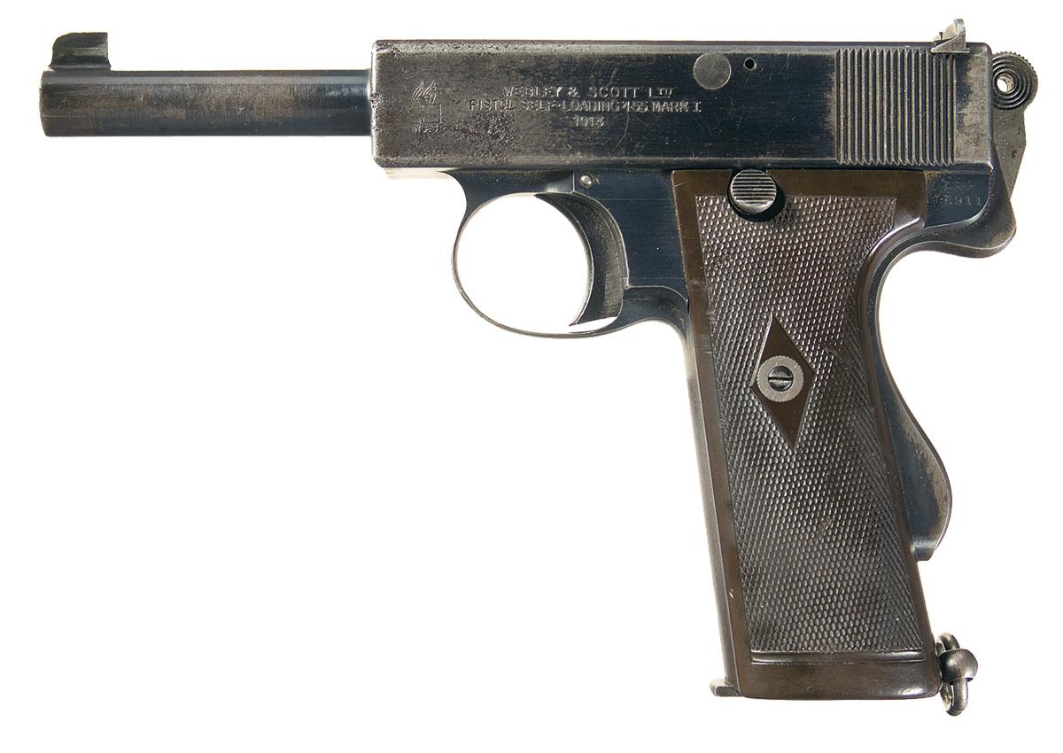 Webley & Scott 1913 Mark I Semi-Automatic Pistol