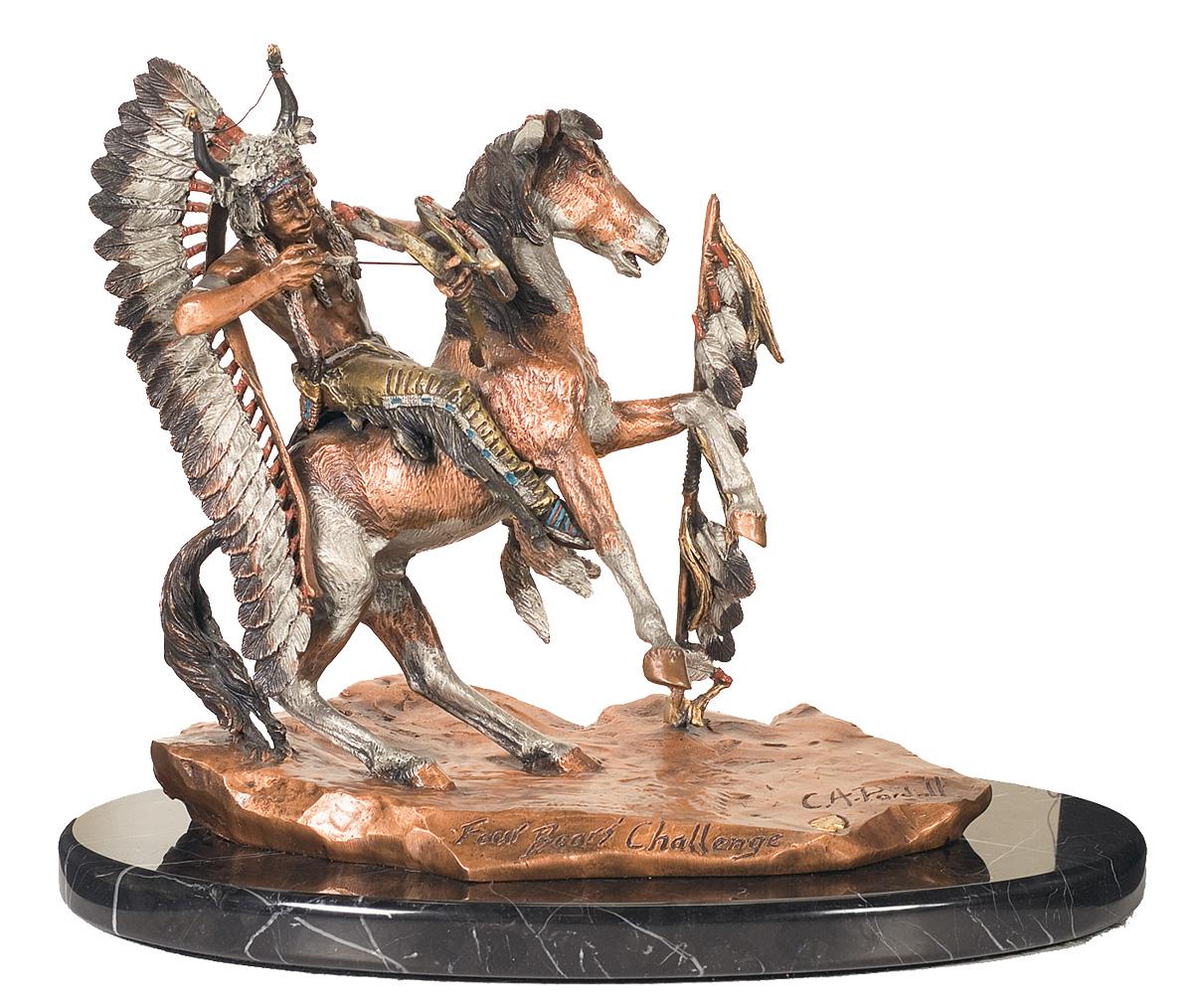 Native American Sculpture by Christopher Pardell