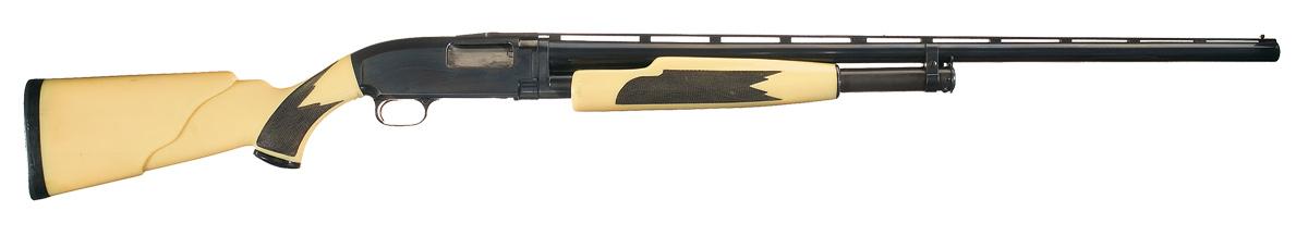 Rare Winchester Model 12 Slide Action Shotgun with Ivory Colored Hydra ...