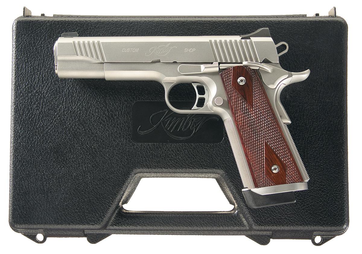 Kimber Gold Combat Semi-Automatic Pistol with Case