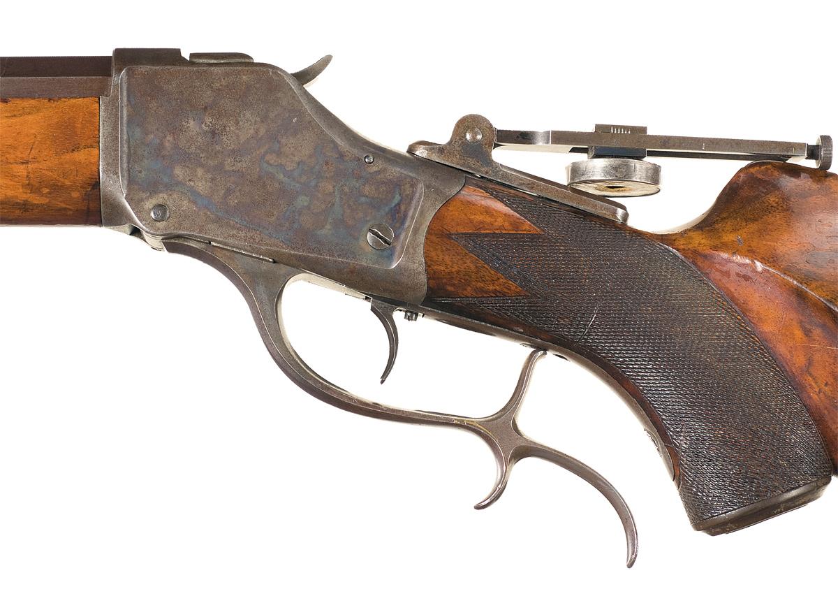 Custom Schoyen Winchester Model 1885 High Wall Off Hand Target Rifle