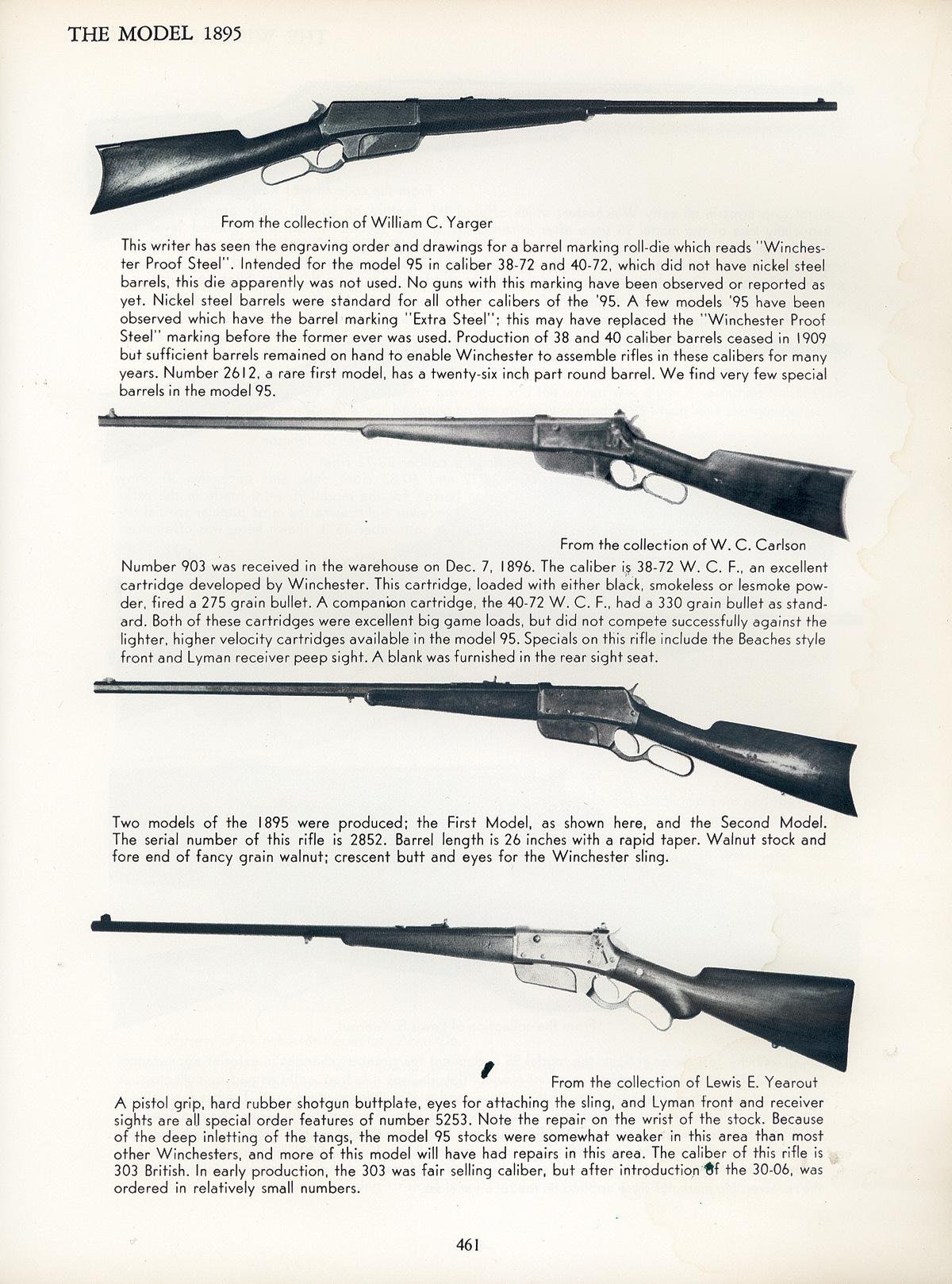 Scarce Documented Winchester Model 1895 Flat-Side Sporting Rifle with ...