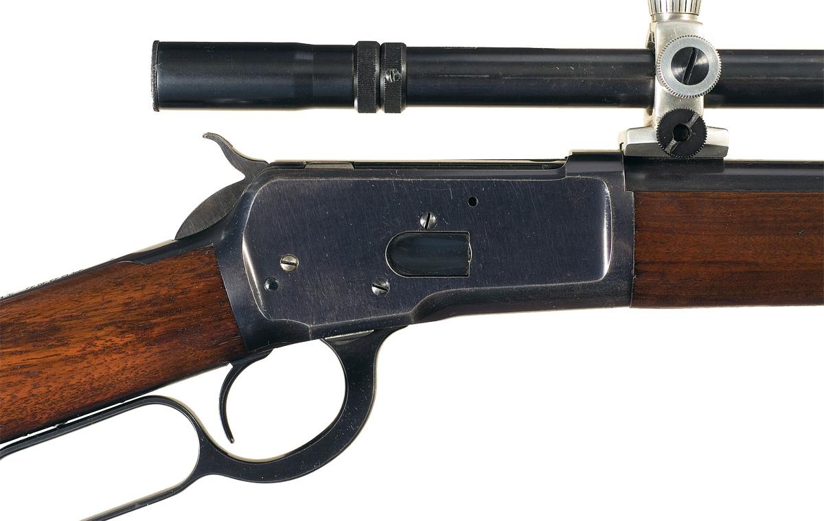 Winchester Model 1892 Lever Action Rifle with Unertl Scope