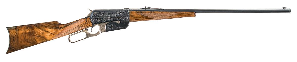 Beautifully Custom Relief Engraved Winchester Model 1895 Lever Action ...
