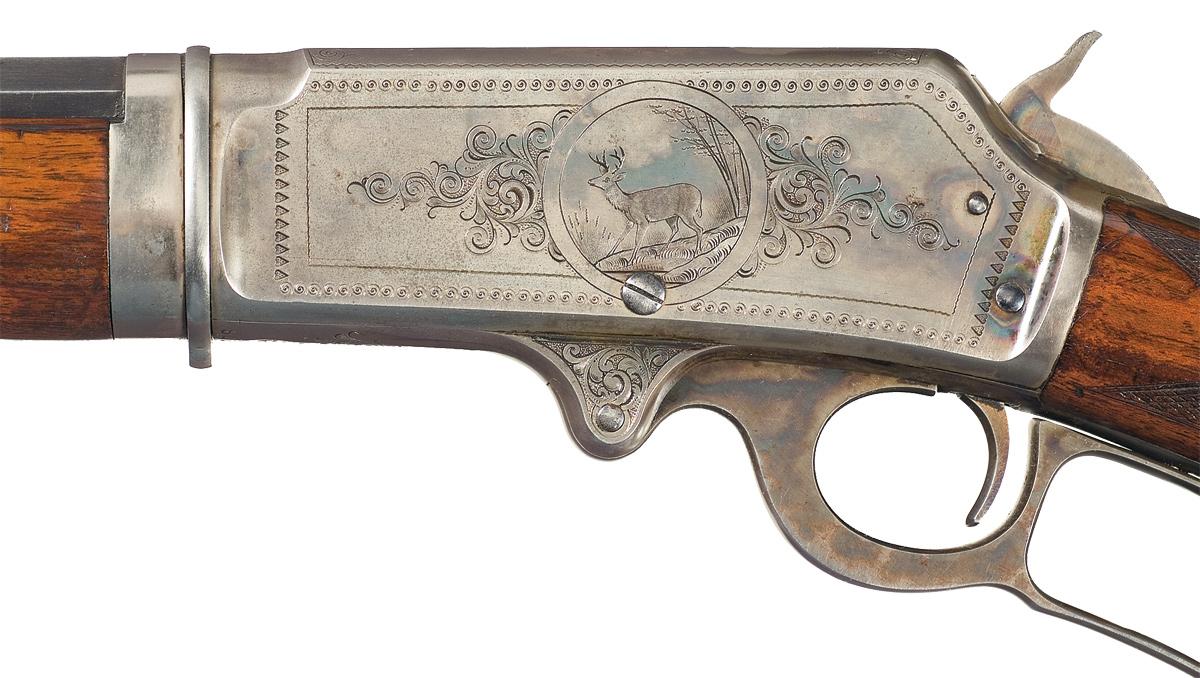 Deluxe Factory Engraved Marlin Model 1893 Lever Action Takedown Rifle