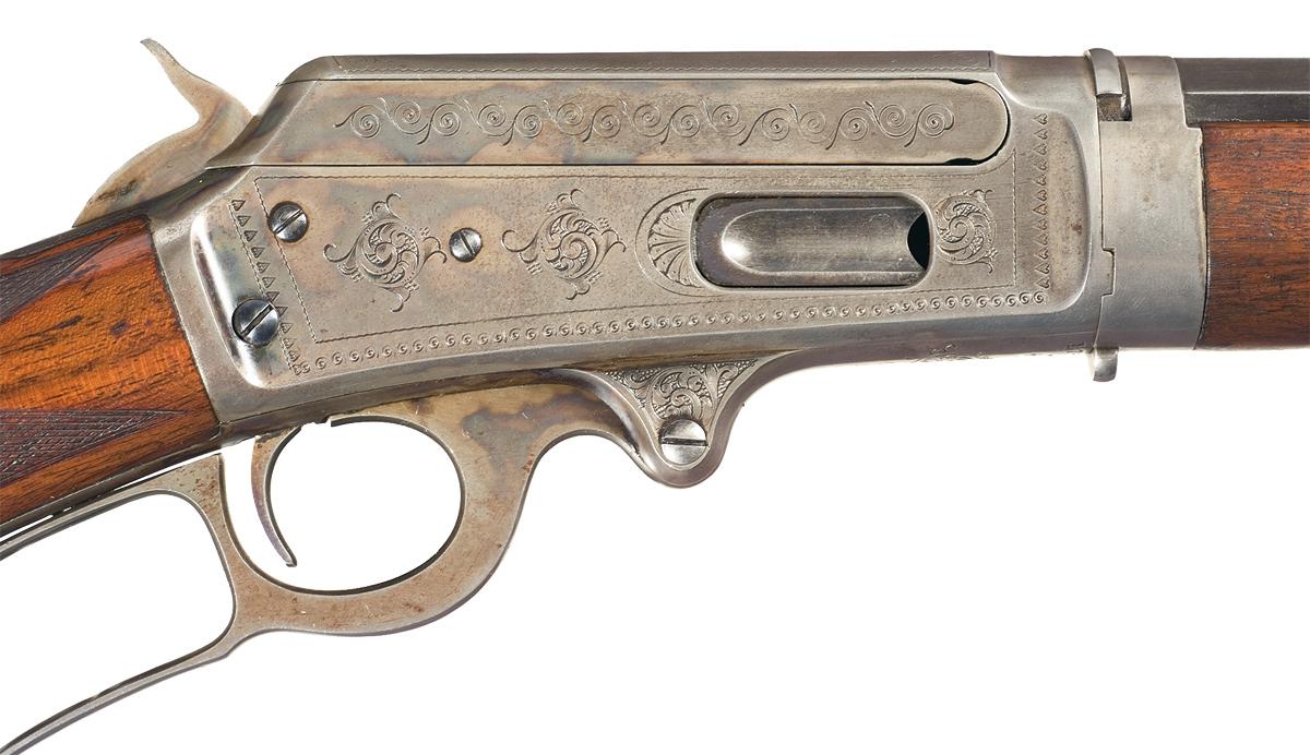 Deluxe Factory Engraved Marlin Model 1893 Lever Action Takedown Rifle